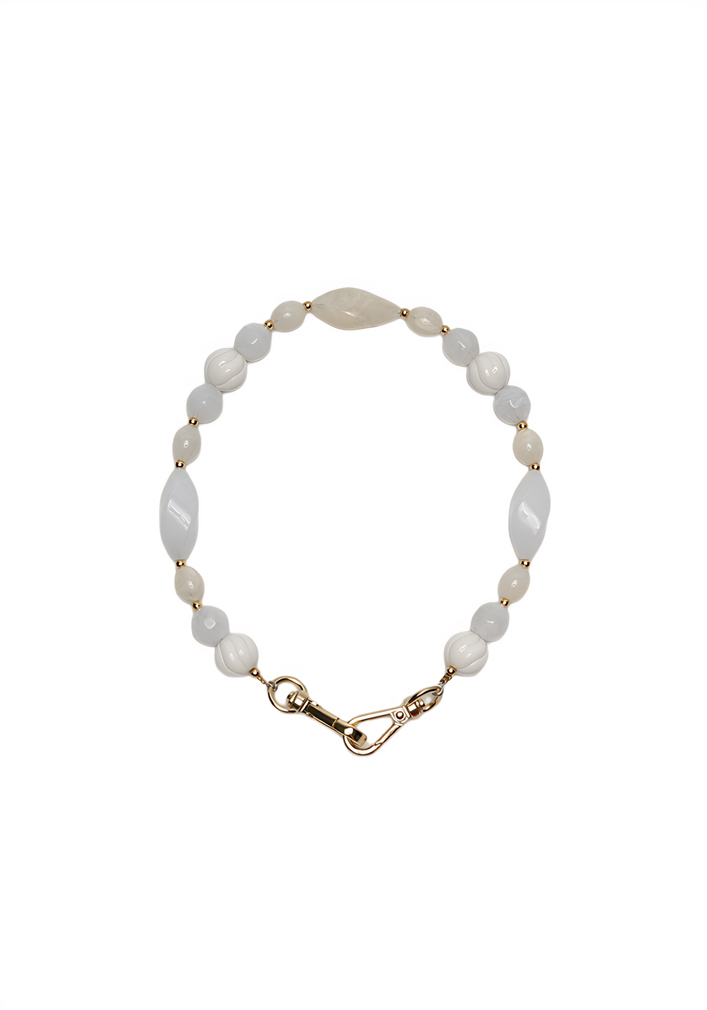 Frosted Shell Phone Chain by Mila (Short)