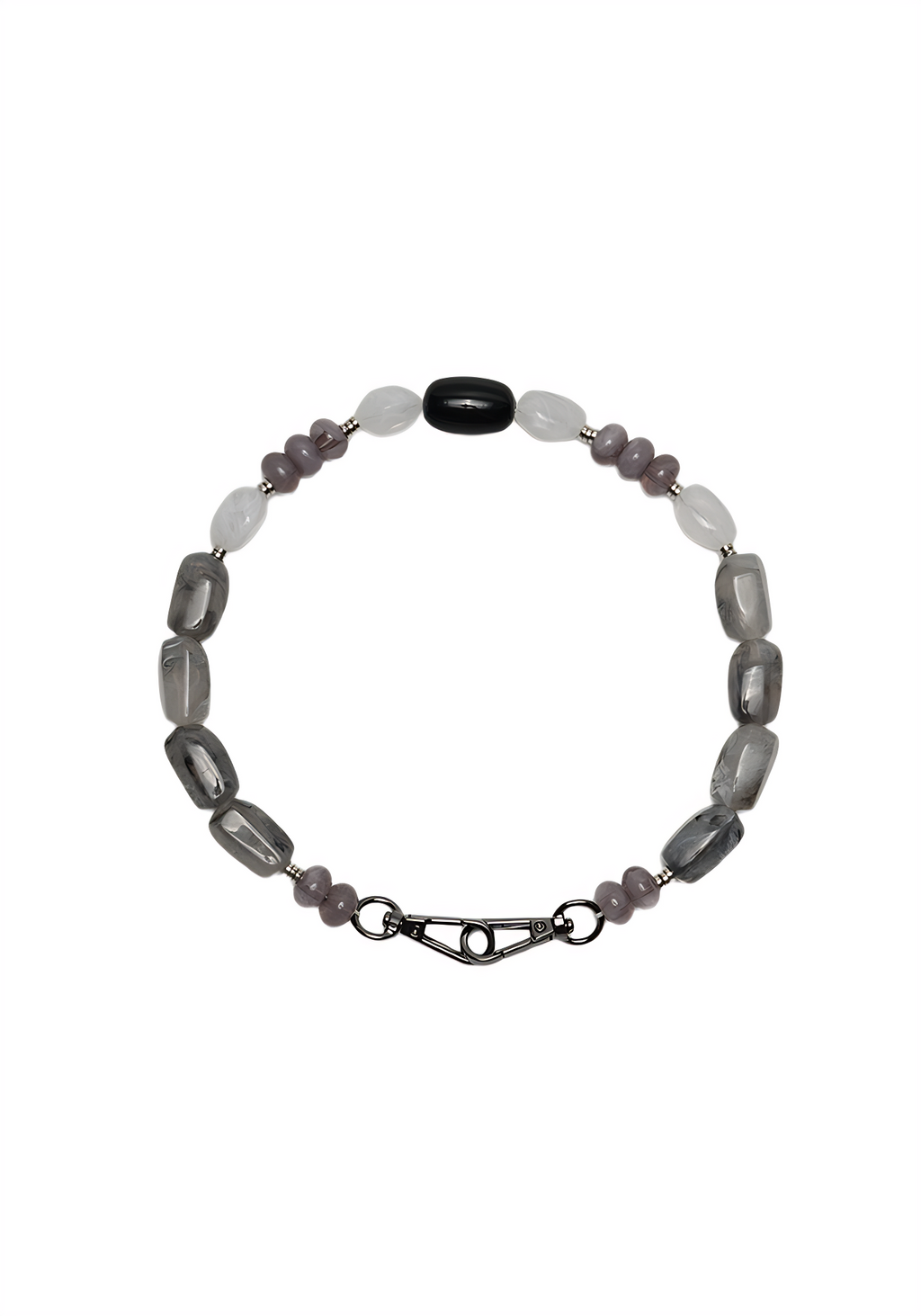 Smoke Quartz Phone Chain by Mila (Short)